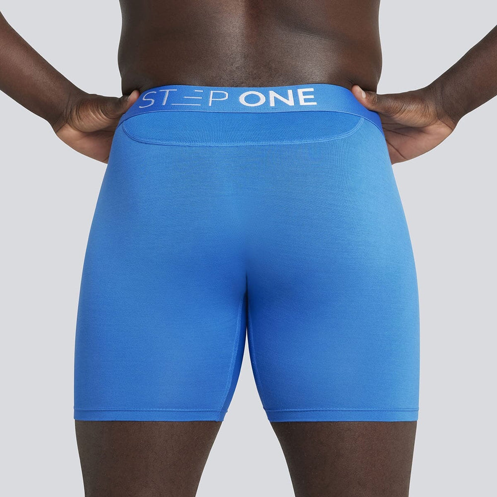 Boxer Brief Fly - Sapphires | Step One Bamboo Underwear